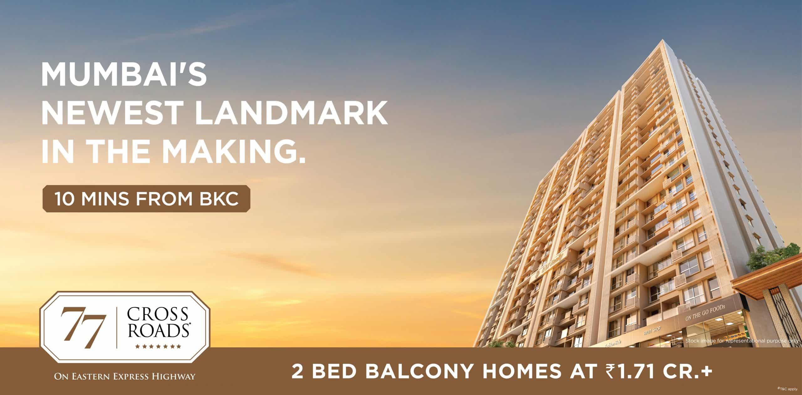 1 bhk, 2 bhk flats in Ghatkopar | 77 Crossroads | L&T Realty